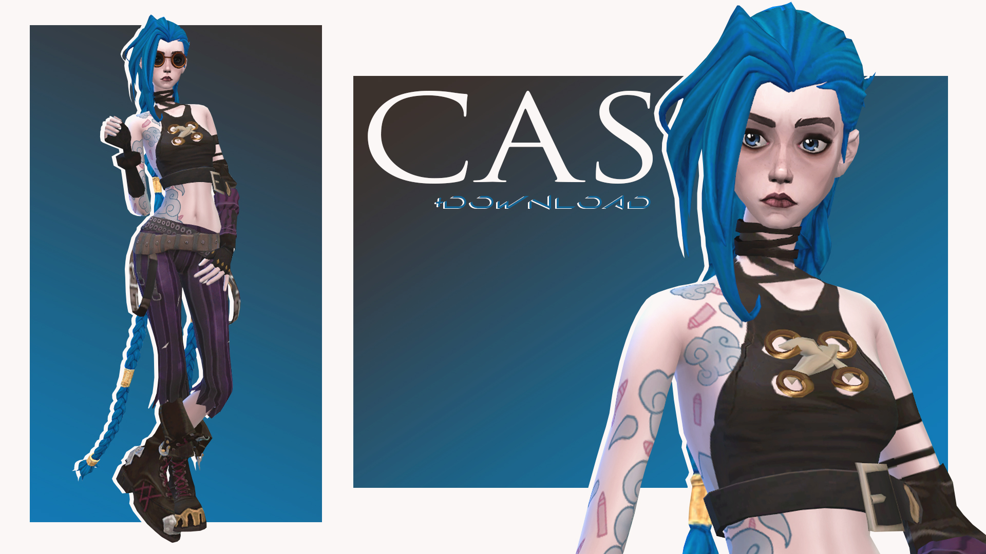 The Sims 4 CAS | Arcane - Джинкс [+Download]