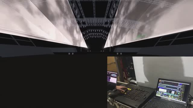 GrandMA2 Capture previz with lasers