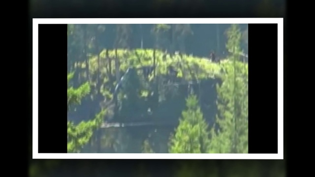 «Снежный человек» Возможно это настоящее видео.2017