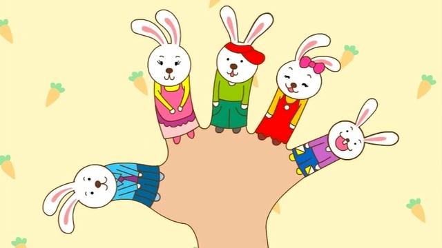 Мультфильм на Китайском Языке. Семья зайчиков.