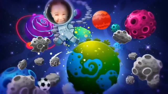 Мультиклип "Космическое поздравление"