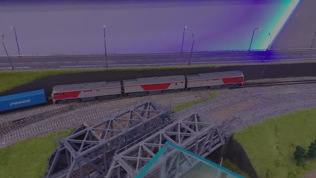 Миниатюрная жд в павильоне "Россия в движении" на выставке-форуме "Россия" г. Москва, ВДНХ. 07.04.24