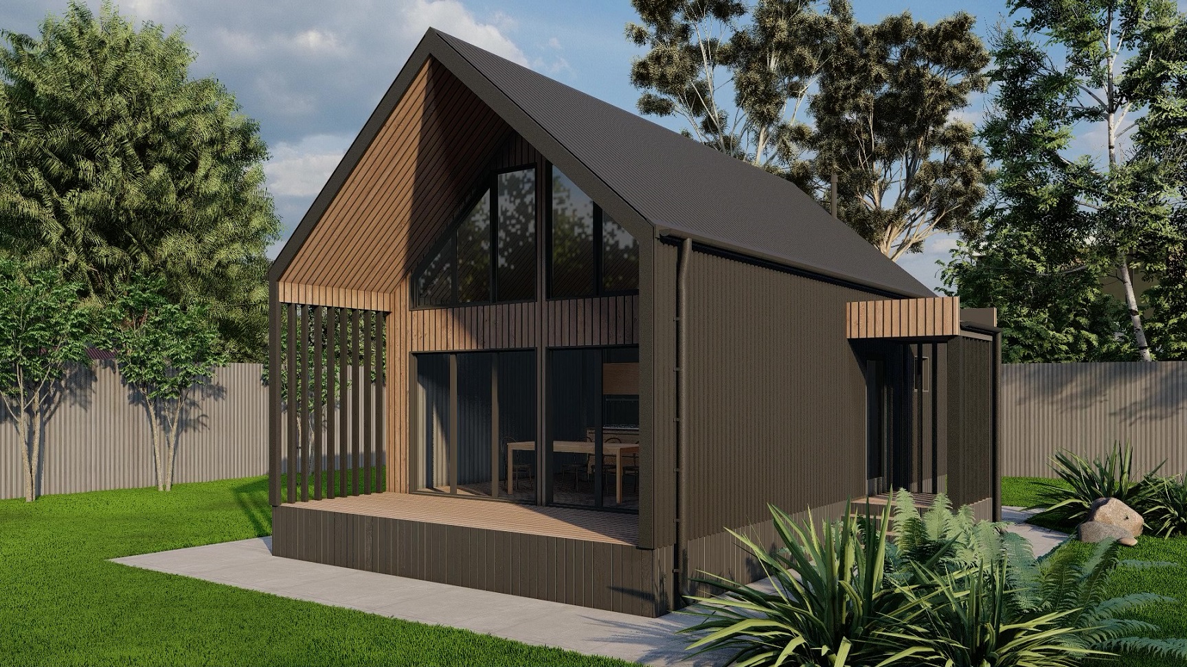 Проект дома в стиле Barn.