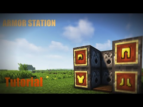 КАК ПОСТРОИТЬ ARMOR STATION В MINECRAFT?