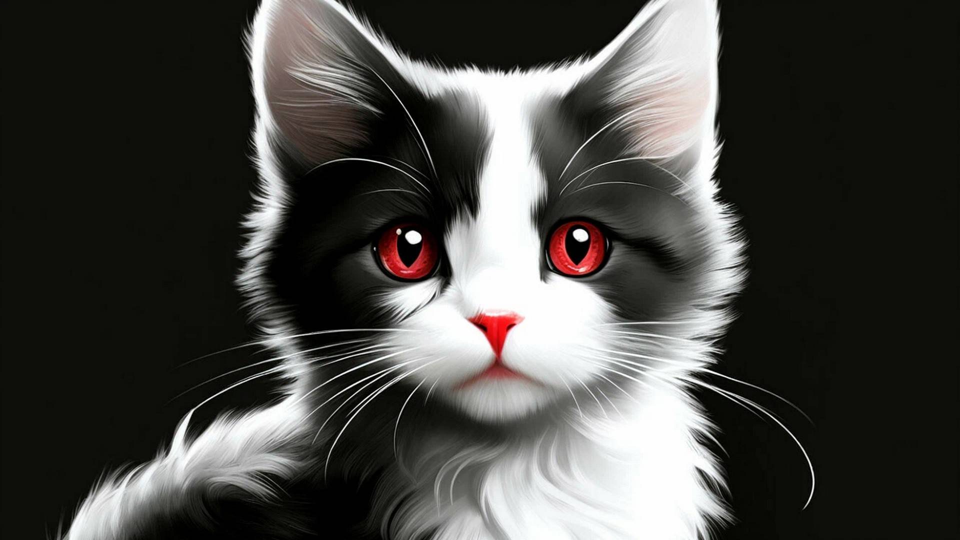 Нашёл в поле котёнка