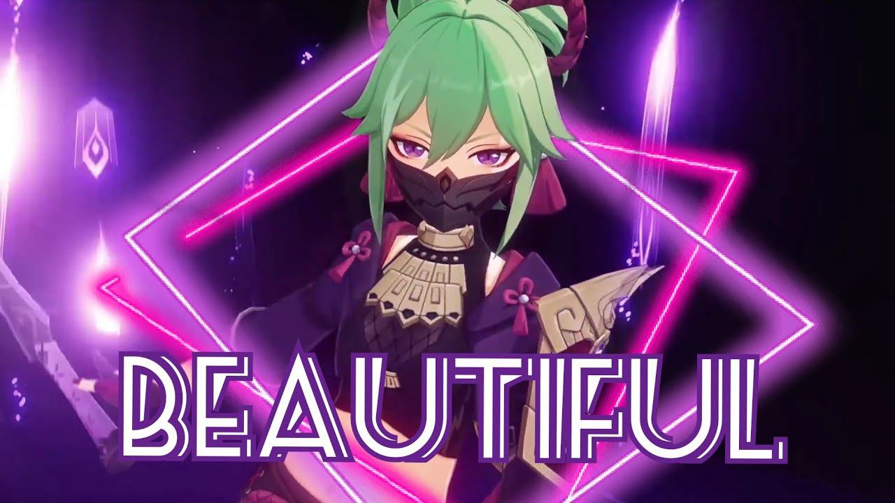 Kuki Shinobu Edit/AMV/GMV | Beautiful (Drop Dead) | Genshin Impact