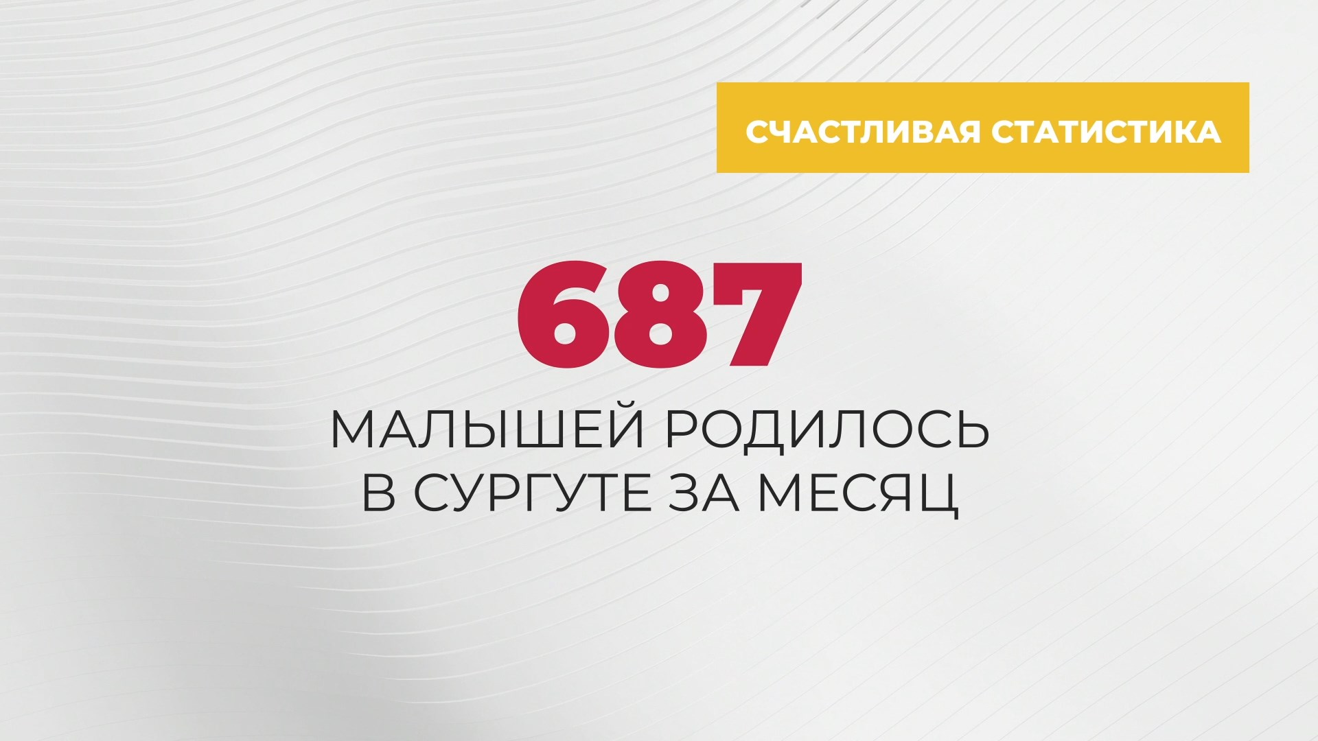 Счастливая статистика за май. Сургут.