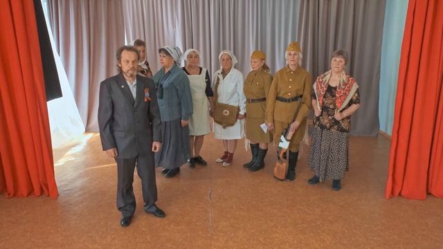 ПОБЕДИТЕЛЬ: Театральная студия «Маскарад» (КЦСОН «Шушенский») «У войны на женское лицо» (отрывок)