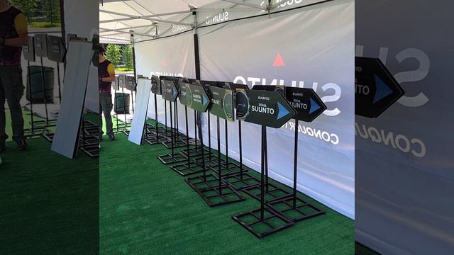 Стойки - указатели направления бега