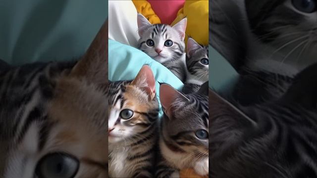 Many, many little cats