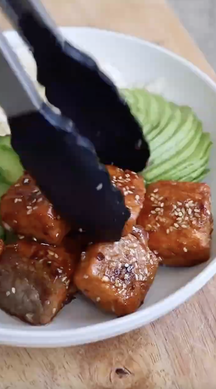 Вкусный и полезный рецепт с медовым лососем❤️