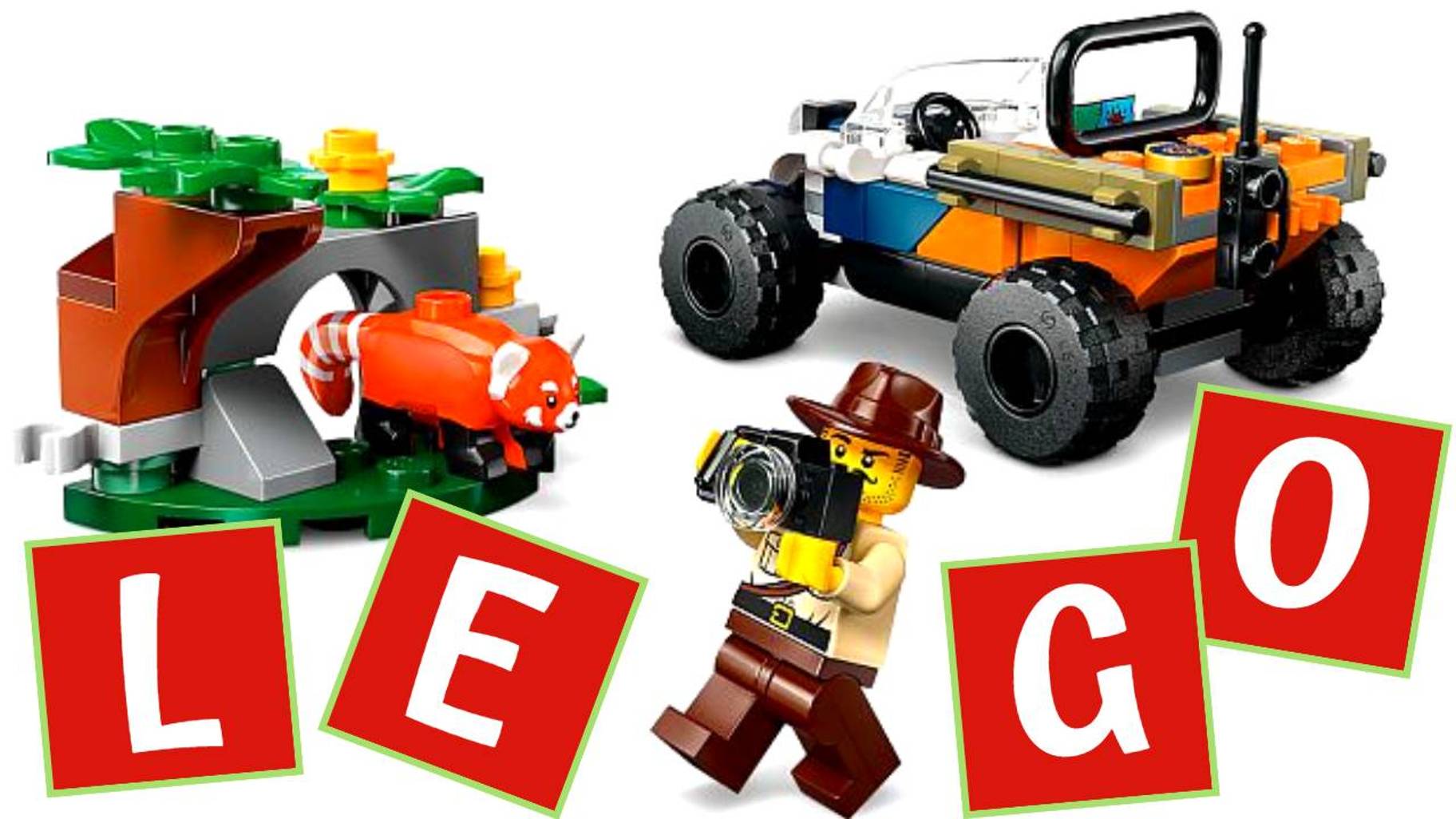 LEGO City 60424 Исследователь джунглей миссия Красная панда Обзор набора лего сити