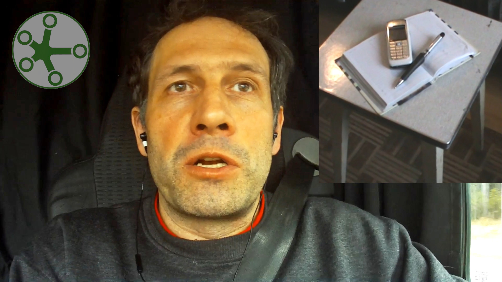 Табуретка. (Между водителем и грузаком не должно быть прокладок)