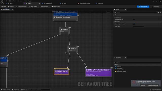 [UE5] - AI Part 7 Patrol Path Continued
