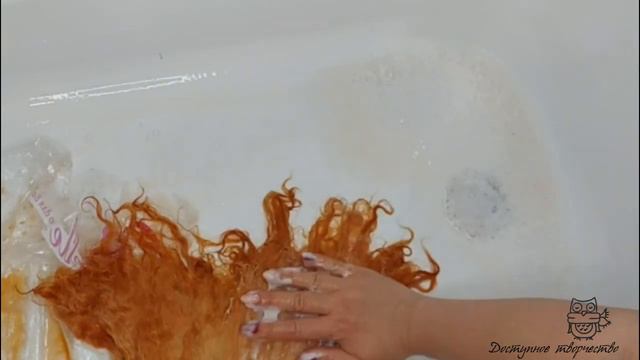 Красим волосы для кукол