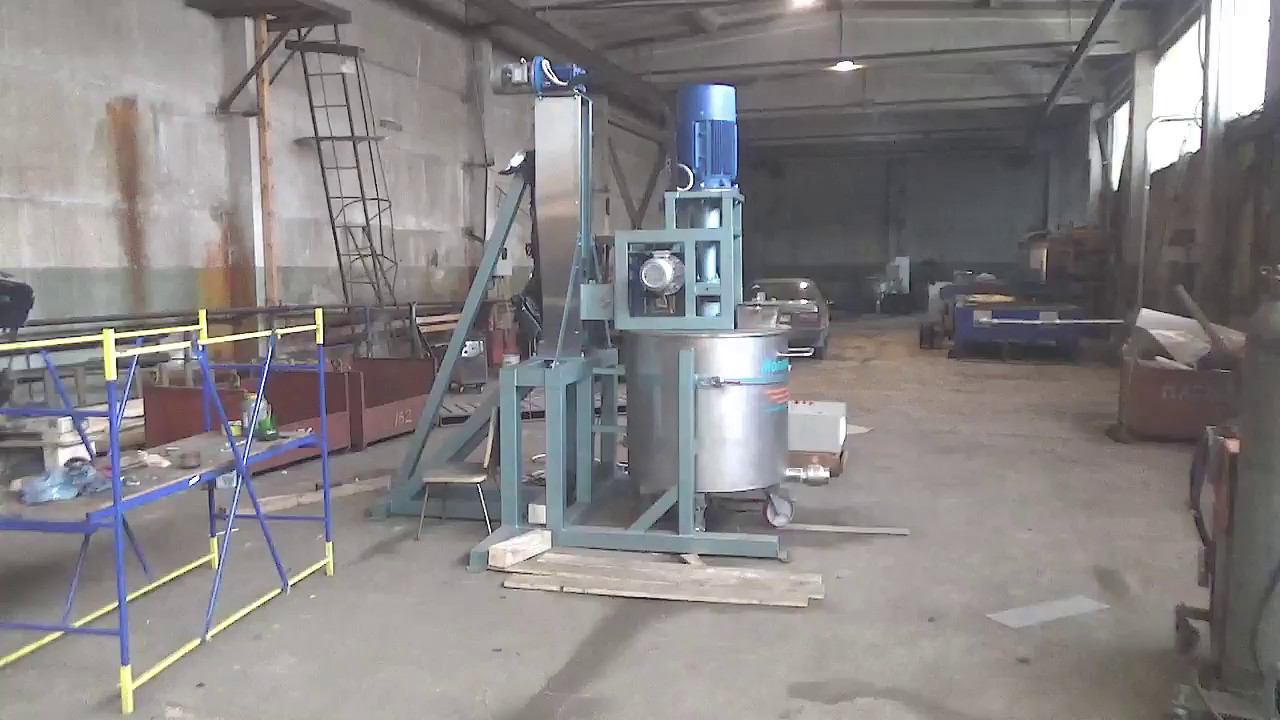 Диссольвер с подкатной дежой