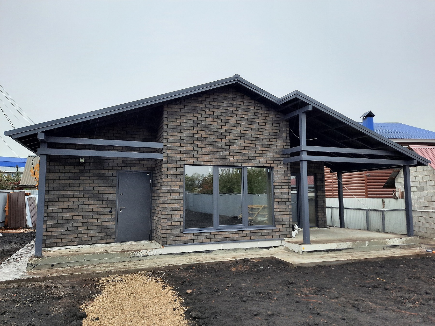 Внутренняя и внешняя отделка каркасного дома площадью 120 кв.м. п.Алексеевка.