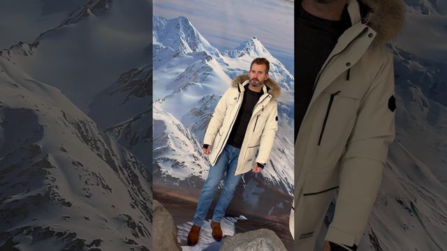 AZIMUTH. МЕДВЕДЬ. МУЖСКАЯ ЗИМНЯЯ ПАРКА С МЕХОМ #azimuth