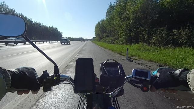 Поездка из Екатеринбурга в Далматово на электро велосипеде Minako V.8 PRO часть 6