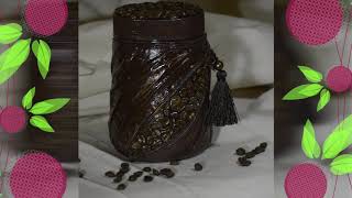 ? Декор банки для кофе ?  - Декупаж кофейной банки.mp4