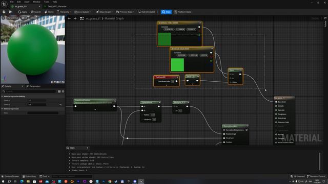 Unreal Engine. UE 5. Как сделать более качественную траву, задаём локальные пивоты травы