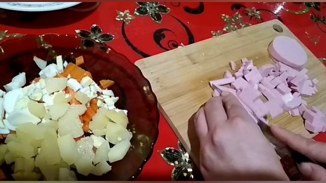 Классический рецепт Оливье