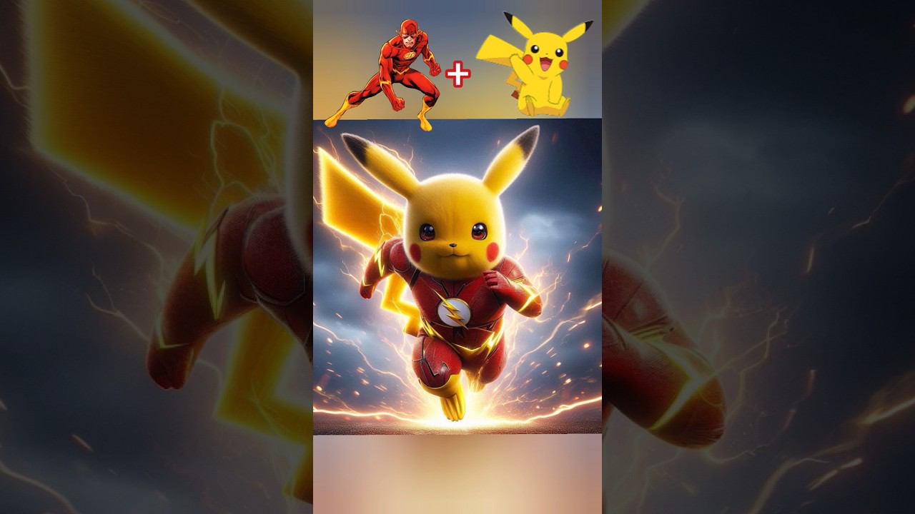 #pickachu #marvel #shortsvideo #dccomics #superheroes #superman  #pokemon #shorts #comics #batman#ии