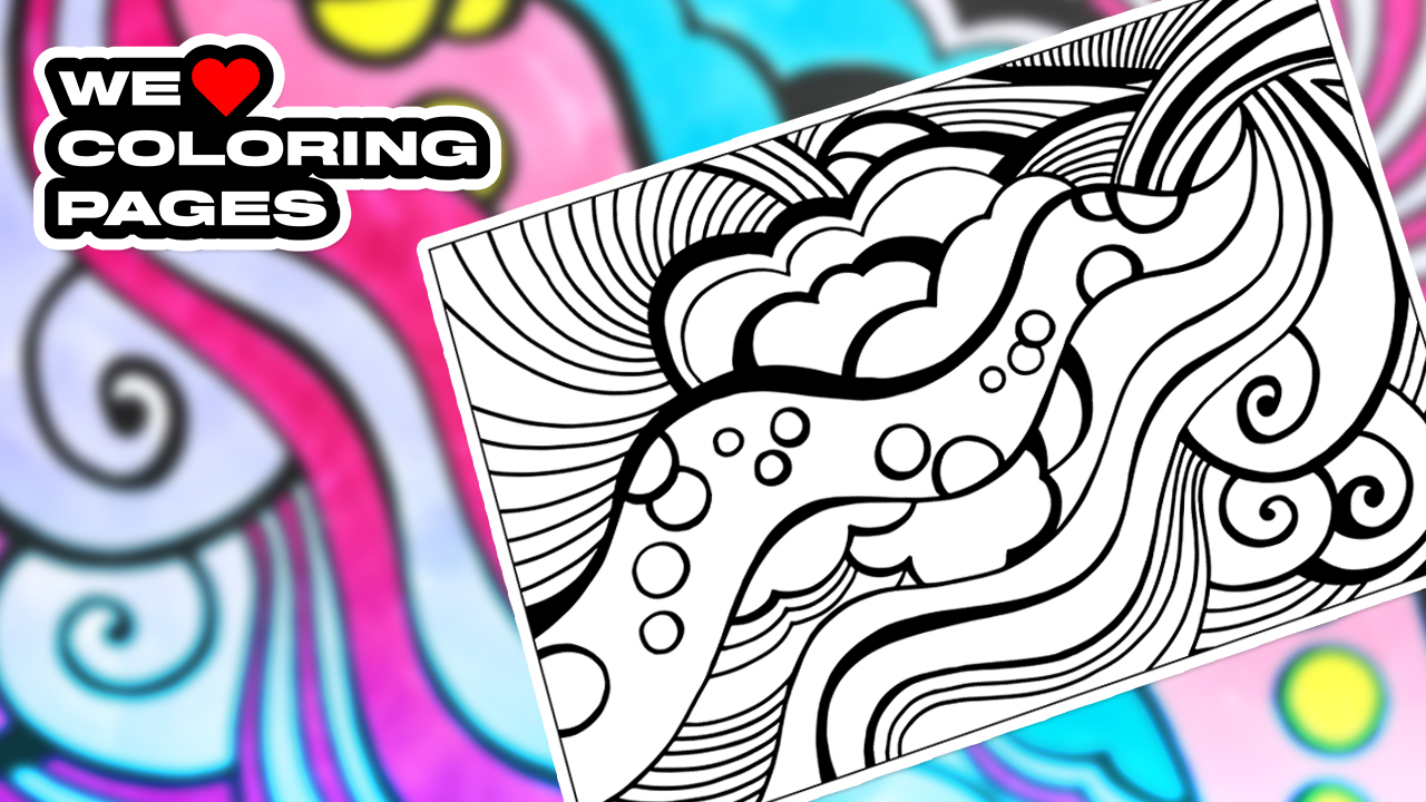 #1 Море и Небо Анти-Стресс Раскраска | МЫ ❤️ РАСКРАСКИ