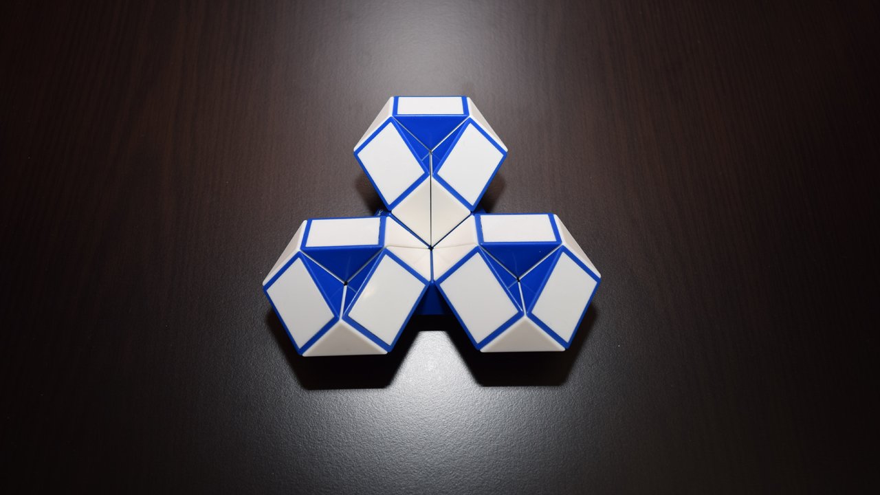 Змейка Рубика (примеры сборки)