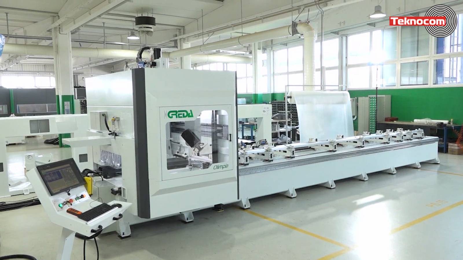 GREDA OLIMPIA - обработка алюминия на 5-ти осевом обрабатывающем центре с ЧПУ