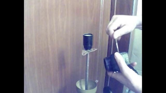 Штатив из торшера для видеокамеры