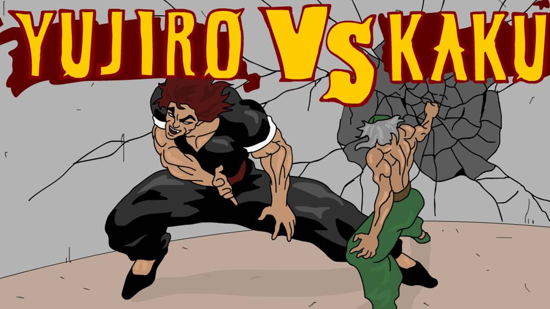 Юдзиро VS Каку Кайо (Боец Баки)