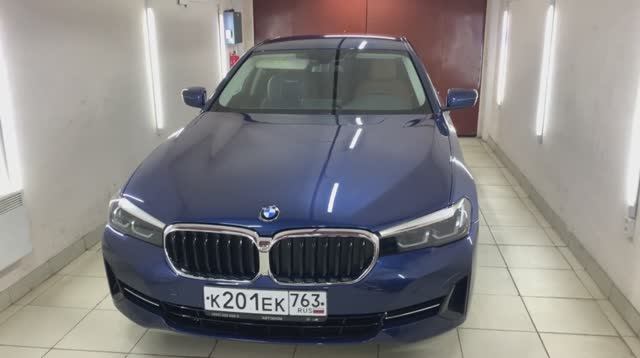 Полная оклейка  новой БМВ G30 520d в матовый полиуретан