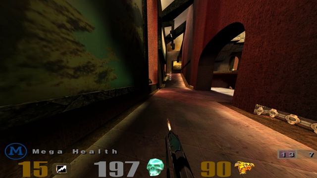 Quake 3 Огонь и Лёд (Fire and Ice) 4k прохождение, сложность крутой, карта (7) aesculpt