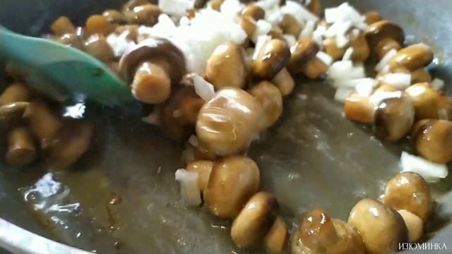 Сырный суп с грибами