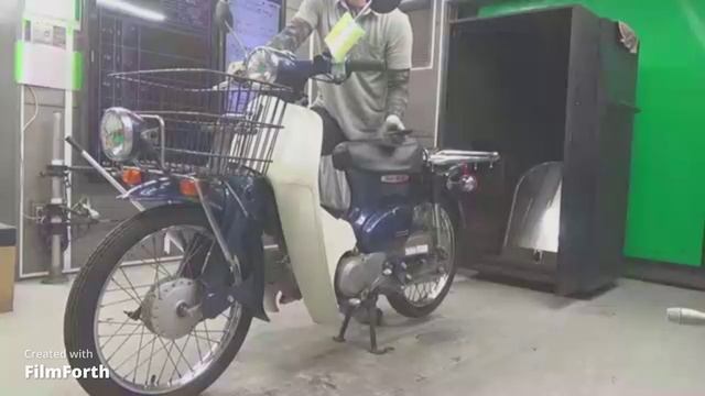 Minibike Honda C50 Super Cub рама AA01 бизнес-модель коммерческий питбайк скуретта корзина багажник