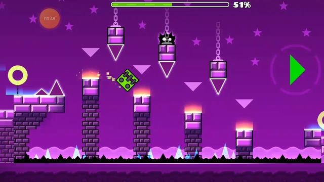 прохождение 1 уровня геометрия Даш Meltdown