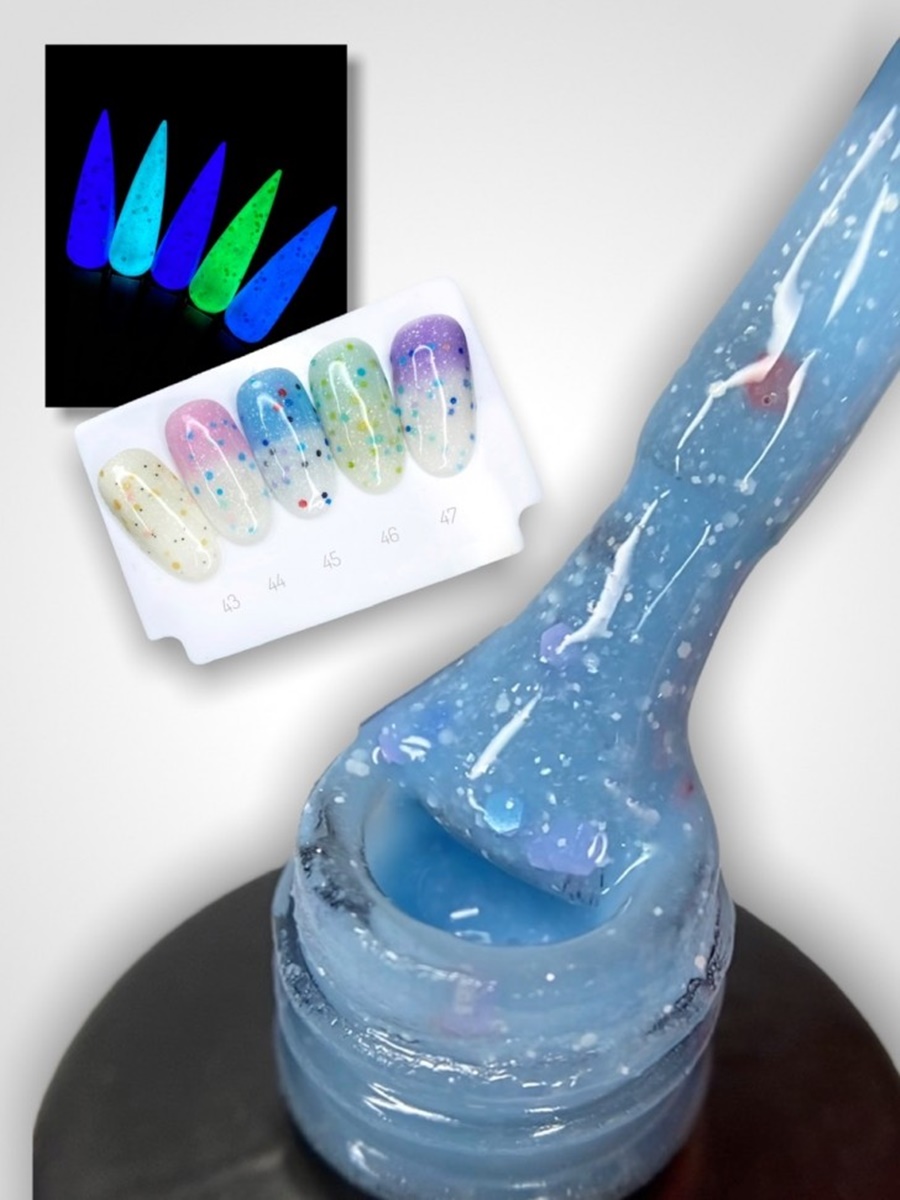 Гель лак Royal-gel ″Glow in darc термо″