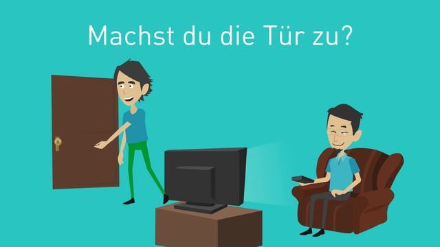 Учим немецкий. Уровень А1. Урок 10. Глаголы с отделяемой приставкой и их спряжение