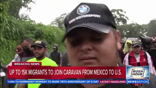 Прямо сейчас на США движется огромная колонна мигрантов из Мексики | Русский перевод