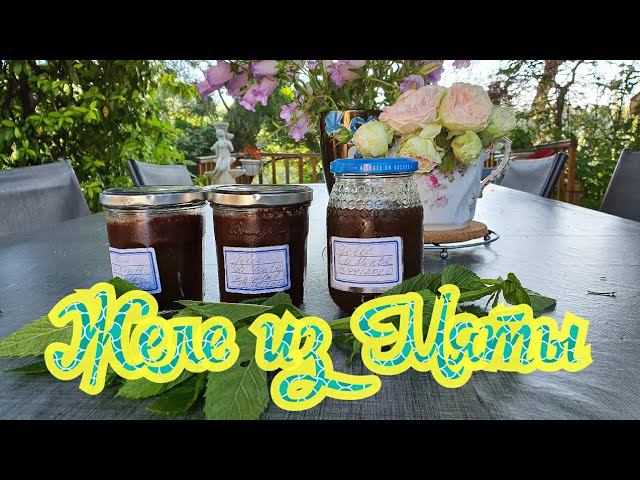 Желе из мяты. Пробный Рецепт