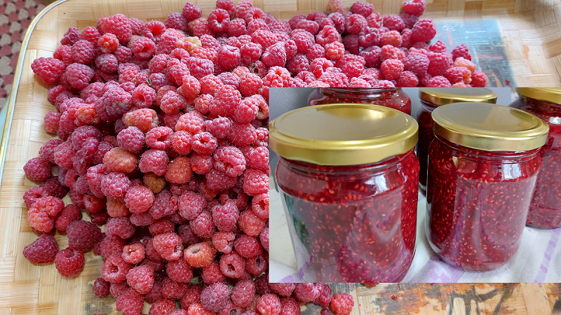 Малиновое варенье-просто загляденье.