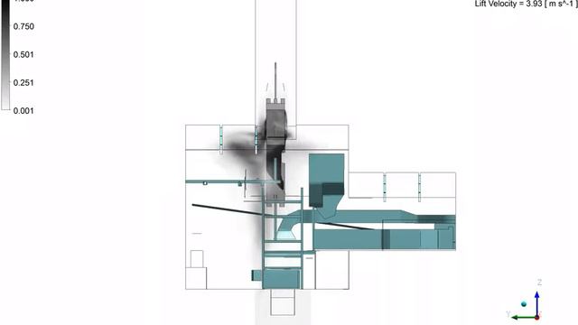 Выход лифта из угледобывающей шахты
