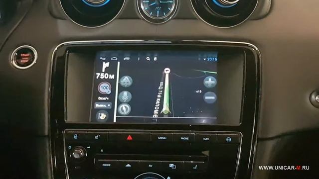 Jaguar XJ 2010-2015 установка Яндекс навигатора.mp4