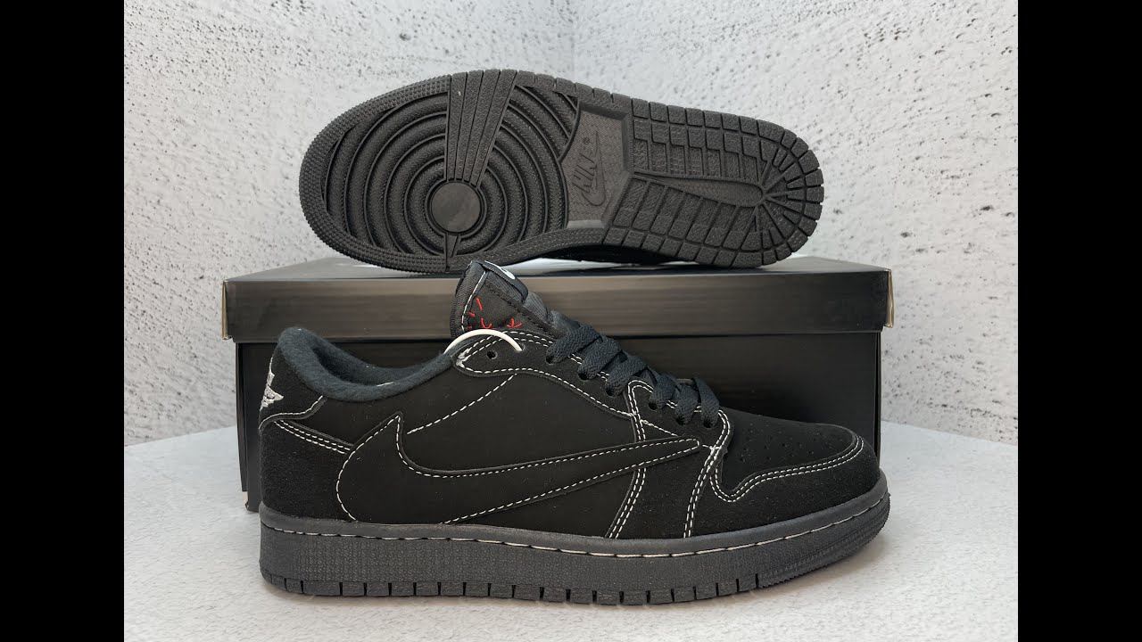 Кроссовки Nike Air Jordan 1 x Travis Scott 'Black Phantom' (DM7866 001)