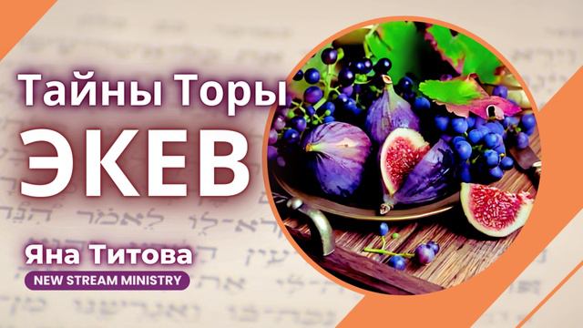 Недельный разбор Торы ЭКЕВ Яна Титова NSM