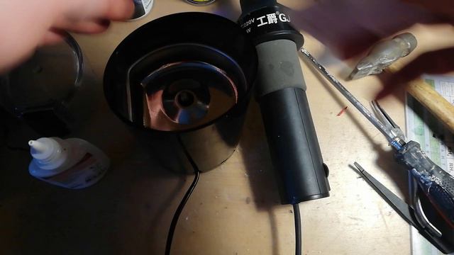 Кофемолка Krups F203, не работает из за попадания сахара и воды. Ремонт при помощи молотка