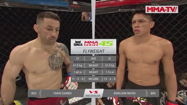 РОССИЯ vs БРАЗИЛИЯ | БОЙ за ТИТУЛ | Яков Екимов (Россия) - Денильсон Матос (Бразилия)