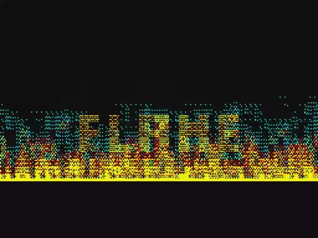 flame 512 intro by KUVO / БК-0011М