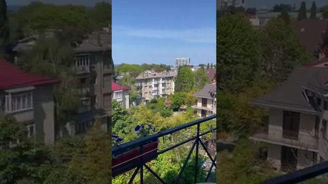 Гостевой дом "Оникс" п. Лазаревское. Вид с балкона